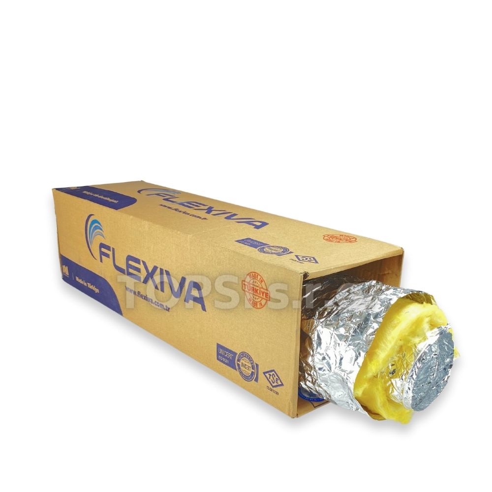 Izolovaná flexi hadice 125mm / 5m :: Topsi.cz